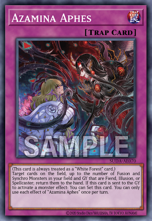 [遊戲王亞英版]聖徒 救贖/ アザミナ・アーフェス/Azamina Unleashing – OA Card(Oztet Amigo)