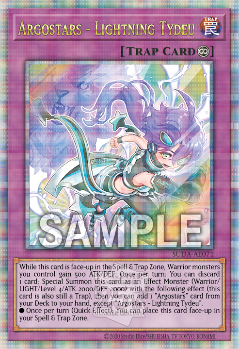 [遊戲王亞英版]ARG☆S 紫電的圖特魯/ ARG☆S-紫電のテュデル/ARG☆S - Tydel the Purple Lightning