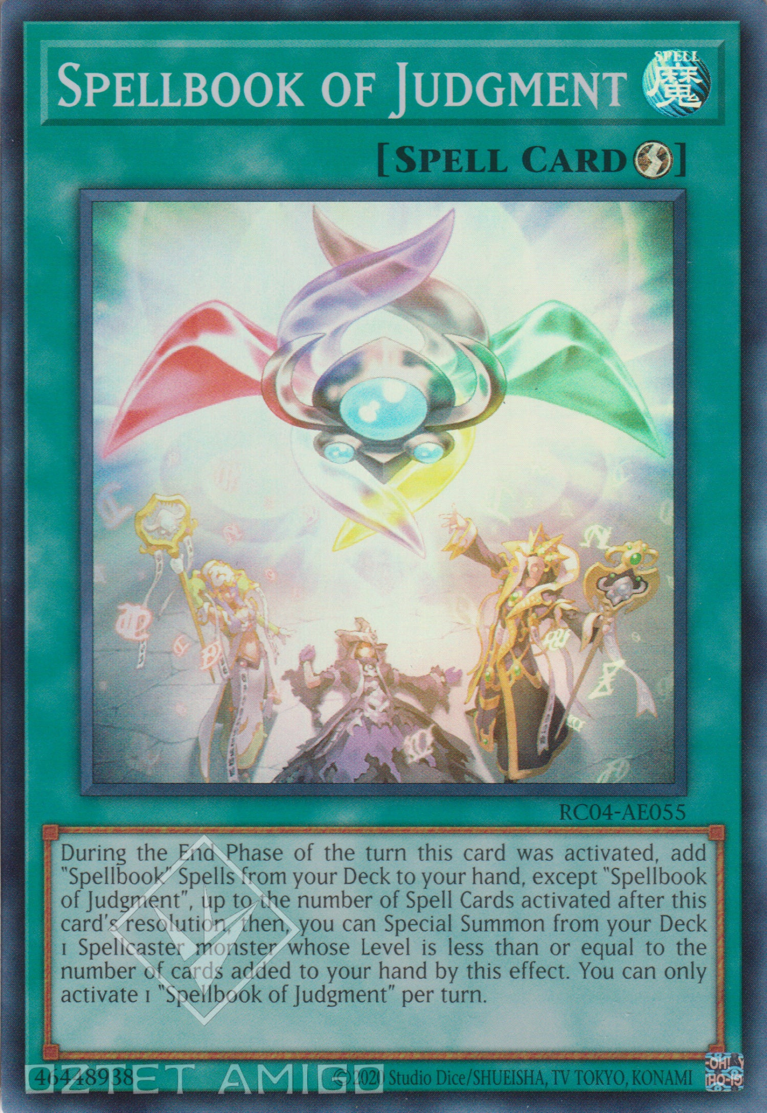 [遊戲王亞英版] 魔導書的神判 / 魔導書の神判 / Spellbook of Judgment – OA Card(Oztet Amigo)