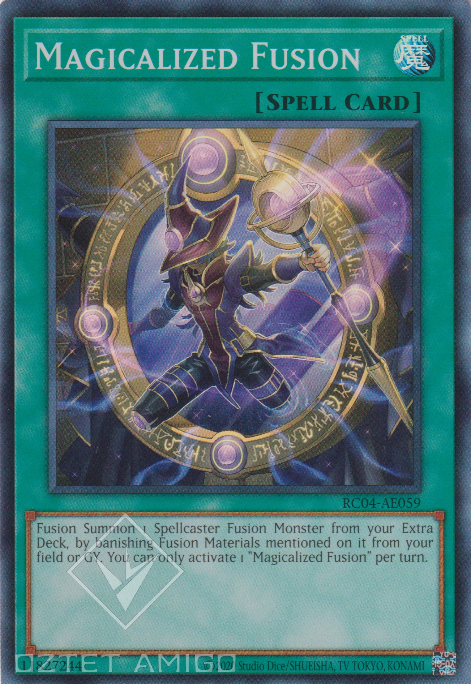 [遊戲王亞英版] 圓融魔術 / 円融魔術 / Magicalized Fusion – OA Card(Oztet Amigo)