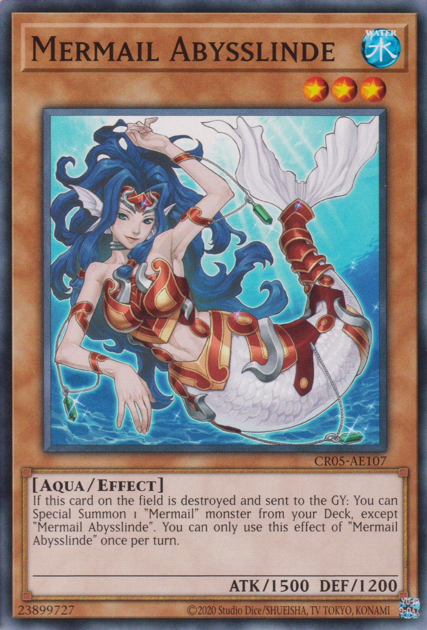 [遊戲王亞英版] 水精鱗 深淵琳德 / 水精鱗-アビスリンデ / Mermail Abysslinde