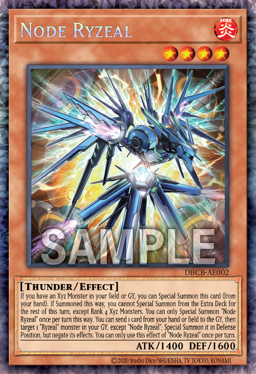 [遊戲王亞英版] 節極 雷熱渦爐/ ノード・ライゼオル / Node Raizeol – OA Card(Oztet Amigo)