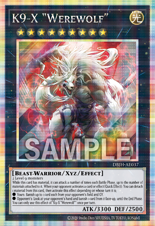 [遊戲王亞英版]K9-EX "狼人"/ K9-EX"Werewolf"/K9 - EX "Werewolf" – OA Card(Oztet Amigo)