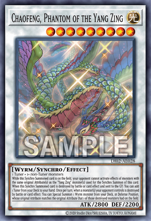 [遊戲王] 幻龍星-嘲風 / 幻竜星-チョウホウ / Chaofeng, Phantom of the Yang Zing – OA Card ...
