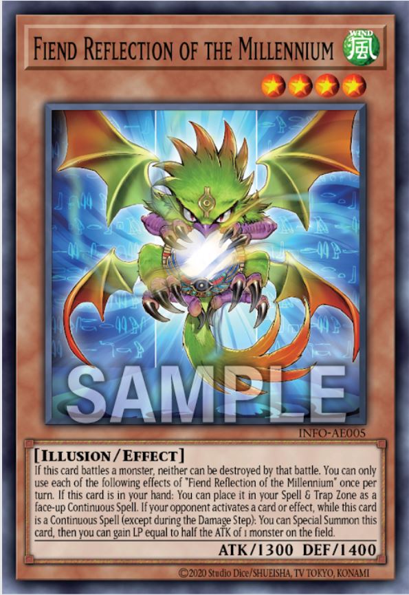 [遊戲王亞英版] 千年絕對鳥 / ミレニアム・アブソリューター / Fiend Reflection of the Millennium ...