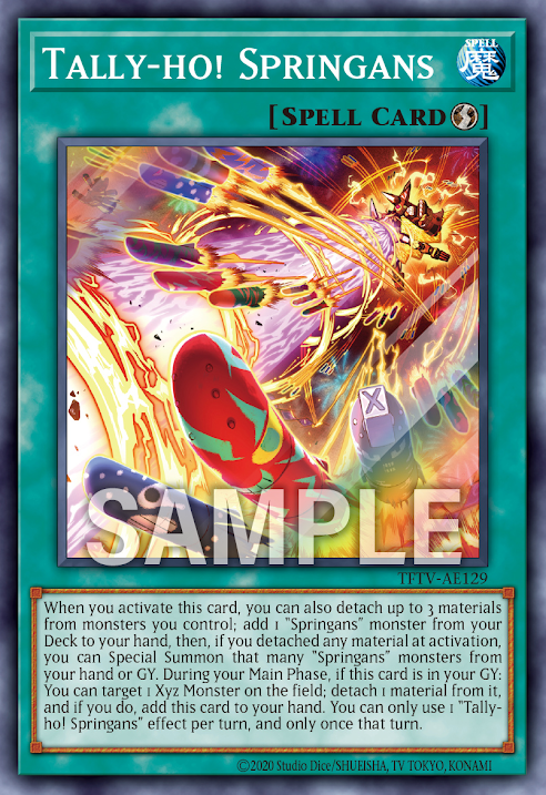 [遊戲王亞英] 呔呵! 守寶妖精! / タリホー!スプリガンズ! / Tallyho! Springans! – OA Card(Oztet Amigo)